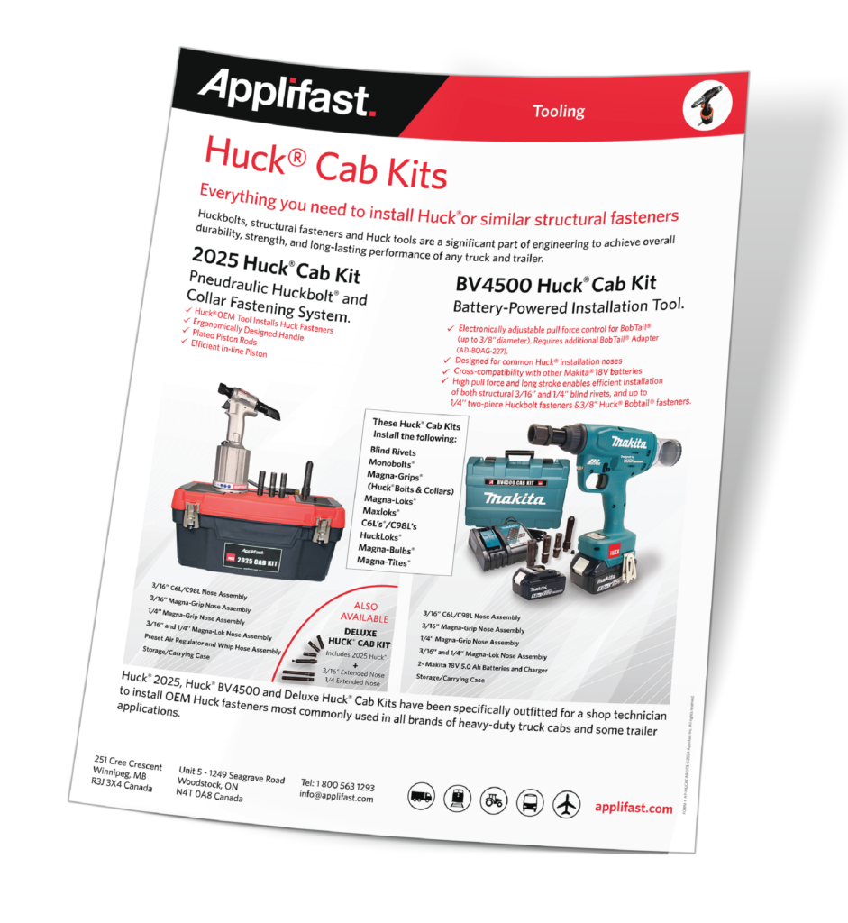 Huck Cab Kits. | Applifast