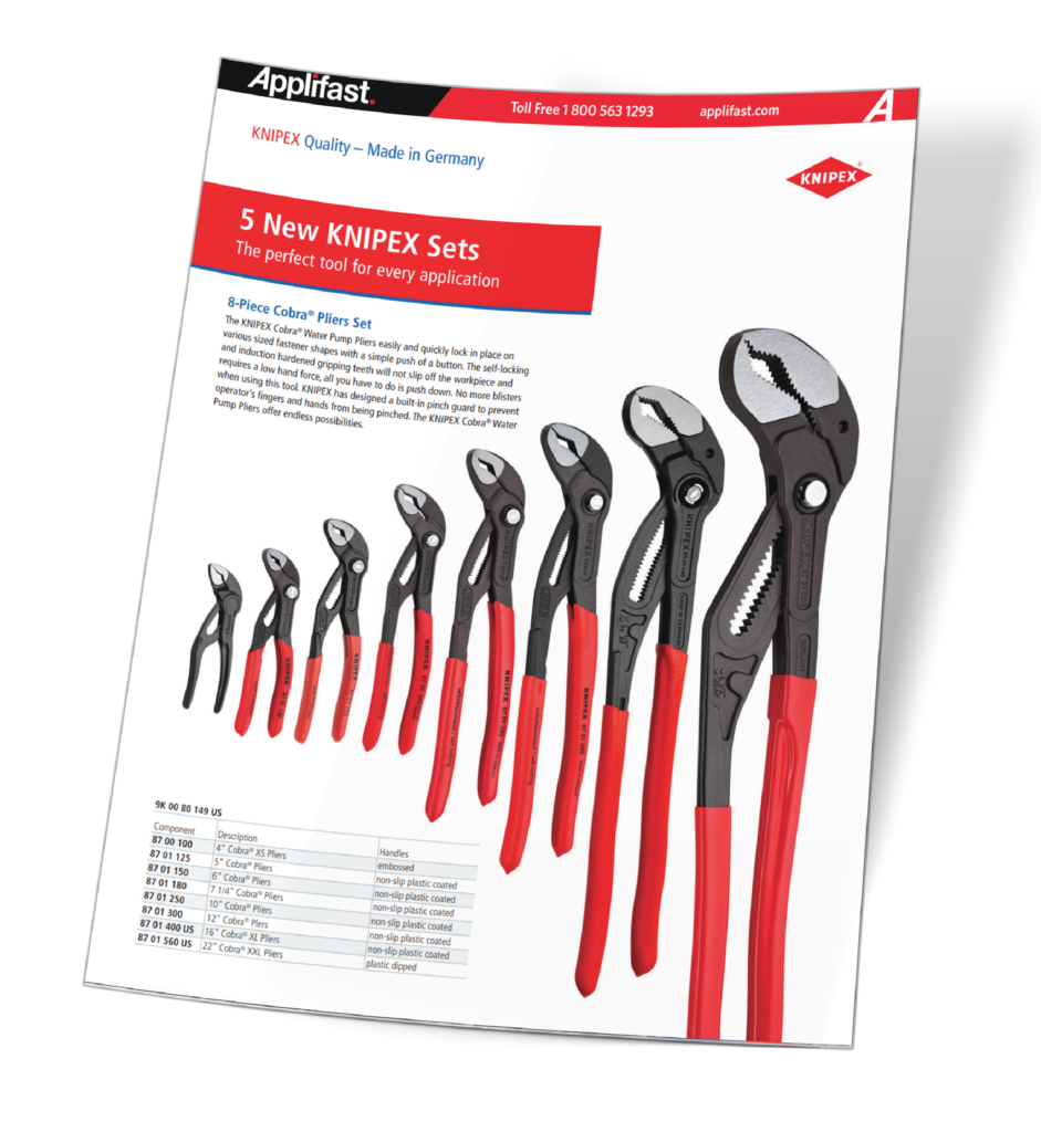 5 New Knipex Sets Datasheet | Applifast